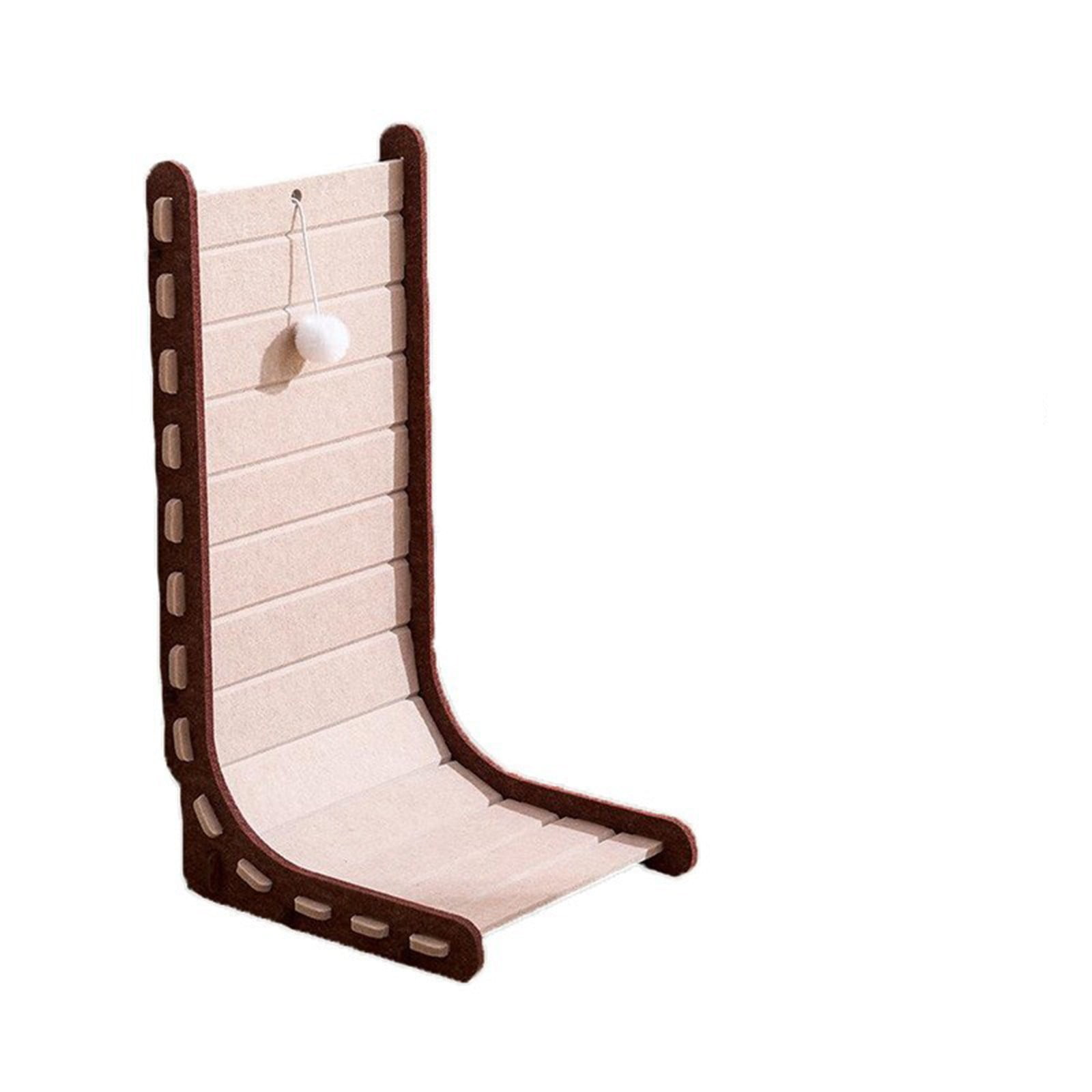 L-Shaped Cat Scratching Post - Multi-Level Tower with Condo, High ...