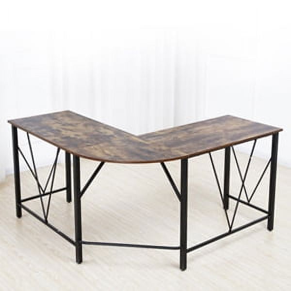 L-Shaped Computer Desk, Home Office Desks, Modern Simple Style PC Desk ...