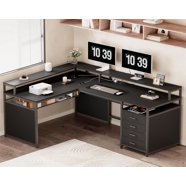 Baxton Studio Pandora Modern and Contemporary Dark Grey and Light Brown ...