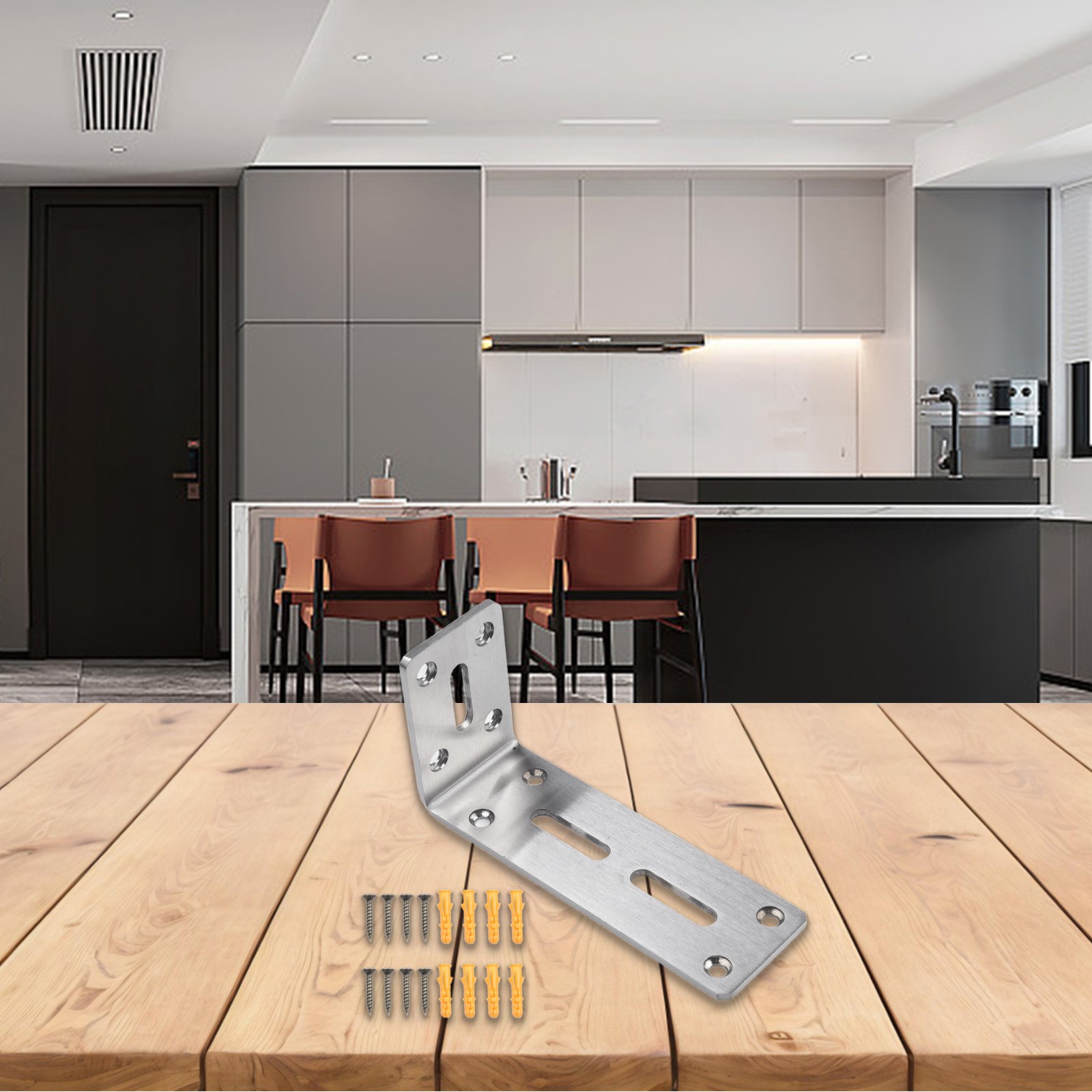 L Shaped Corner Brackets 90 Degree Right Angle Bracket Joint Fastener ...