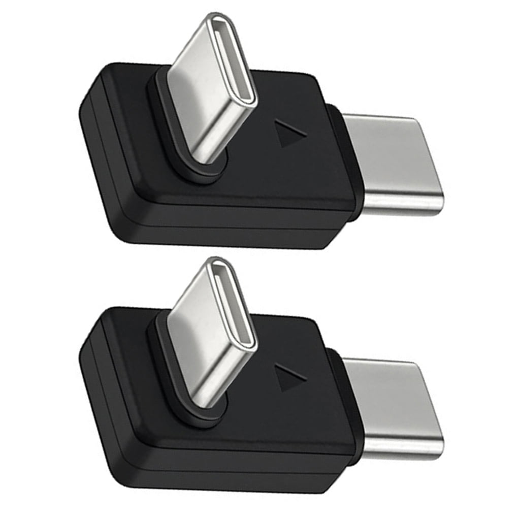 L Shaped Double Type C Adapter Type C to Type C OTG Connectors for ...