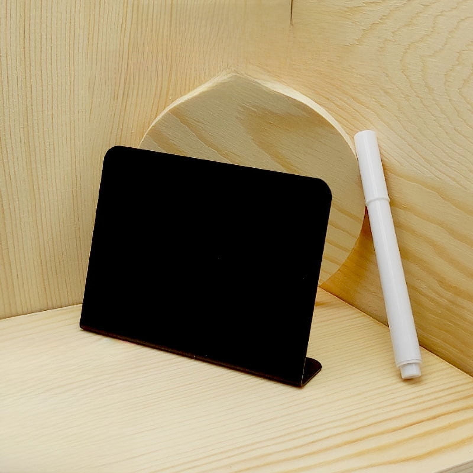 L-Shaped Erasable Whiteboard Mini Creative Plate for Dessert Milk Tea ...