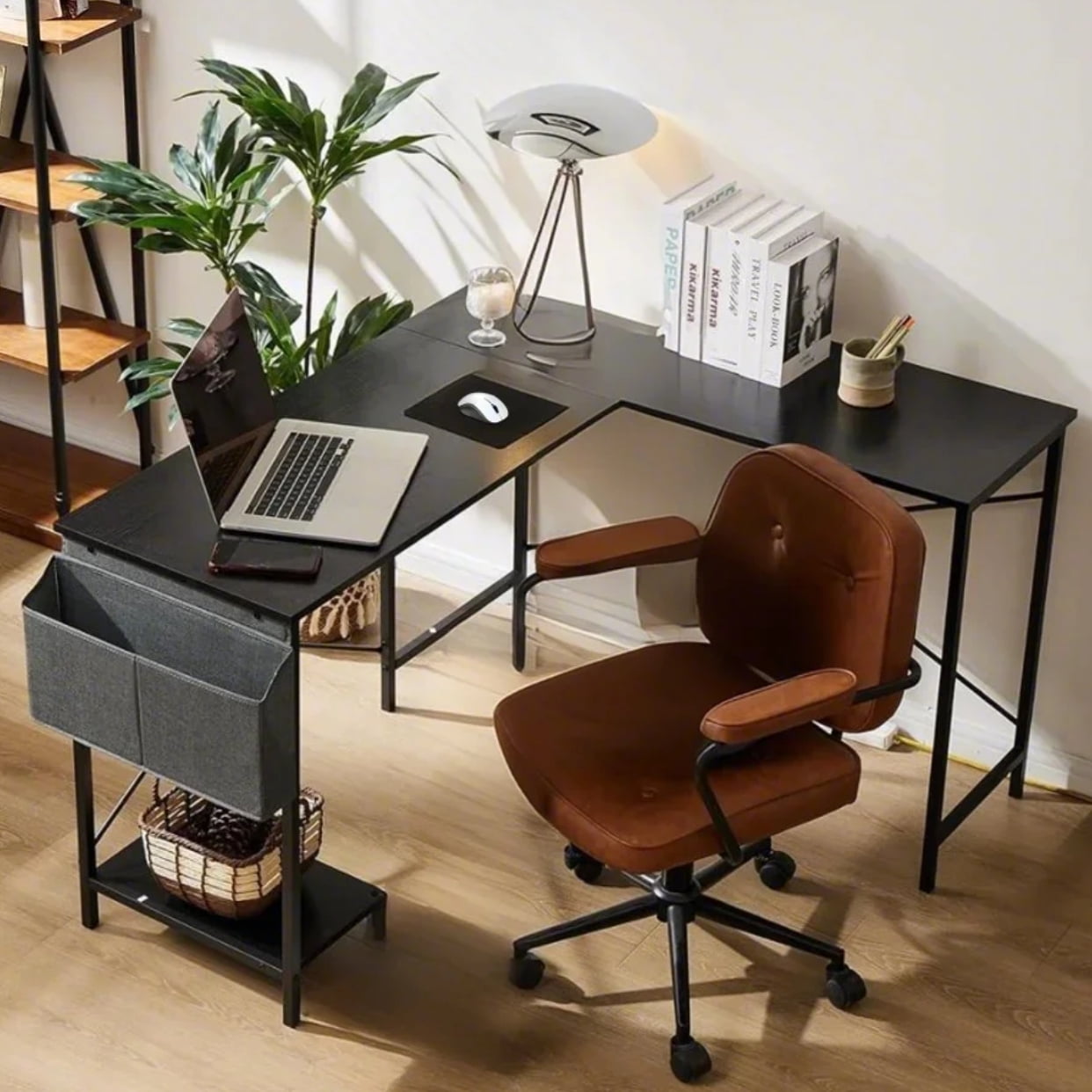 L Shaped Gaming Desk 50 Inch Corner Computer Desk, Reversible PC Office ...