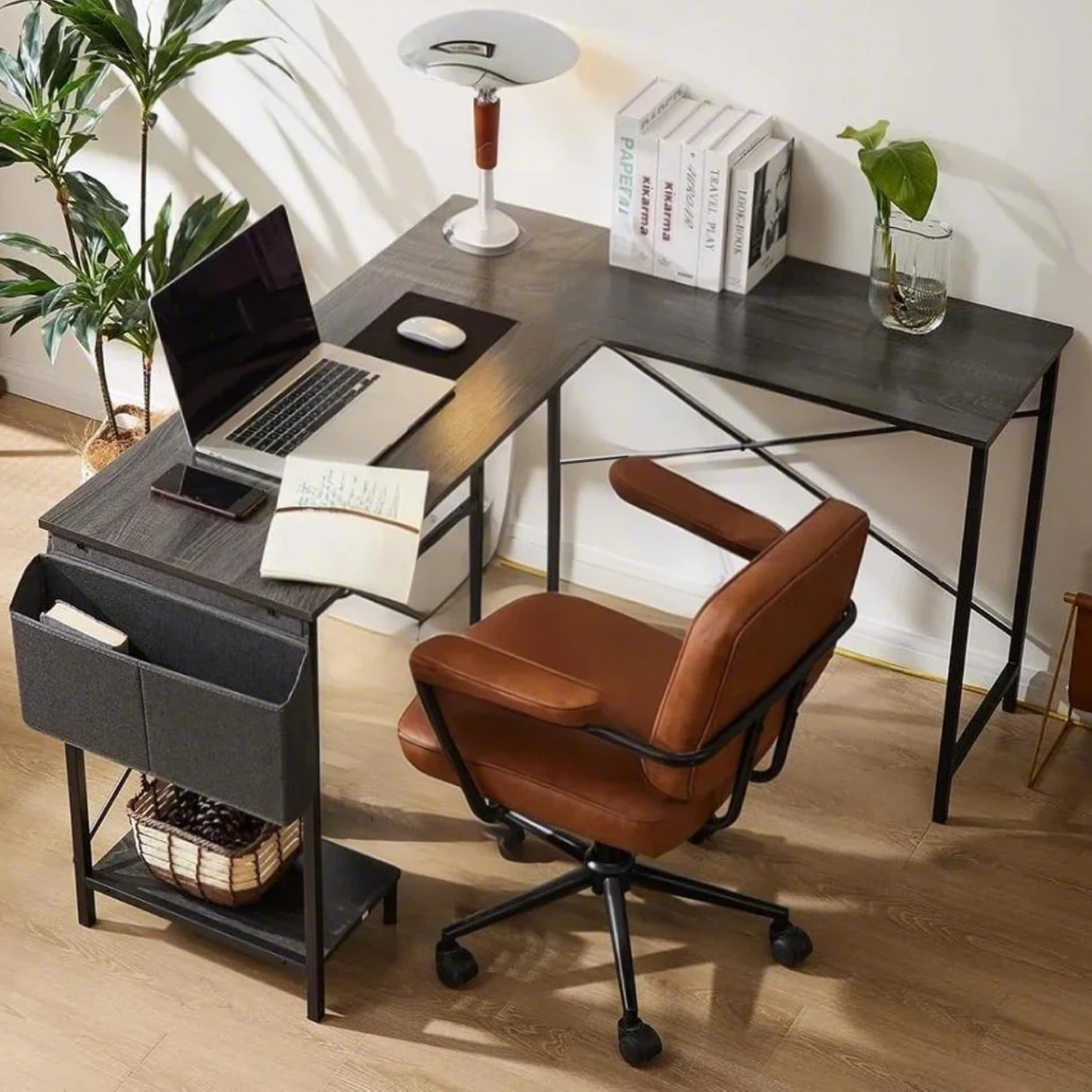 L Shaped Gaming Desk 50 Inch Corner Computer Desk, Reversible PC Office ...