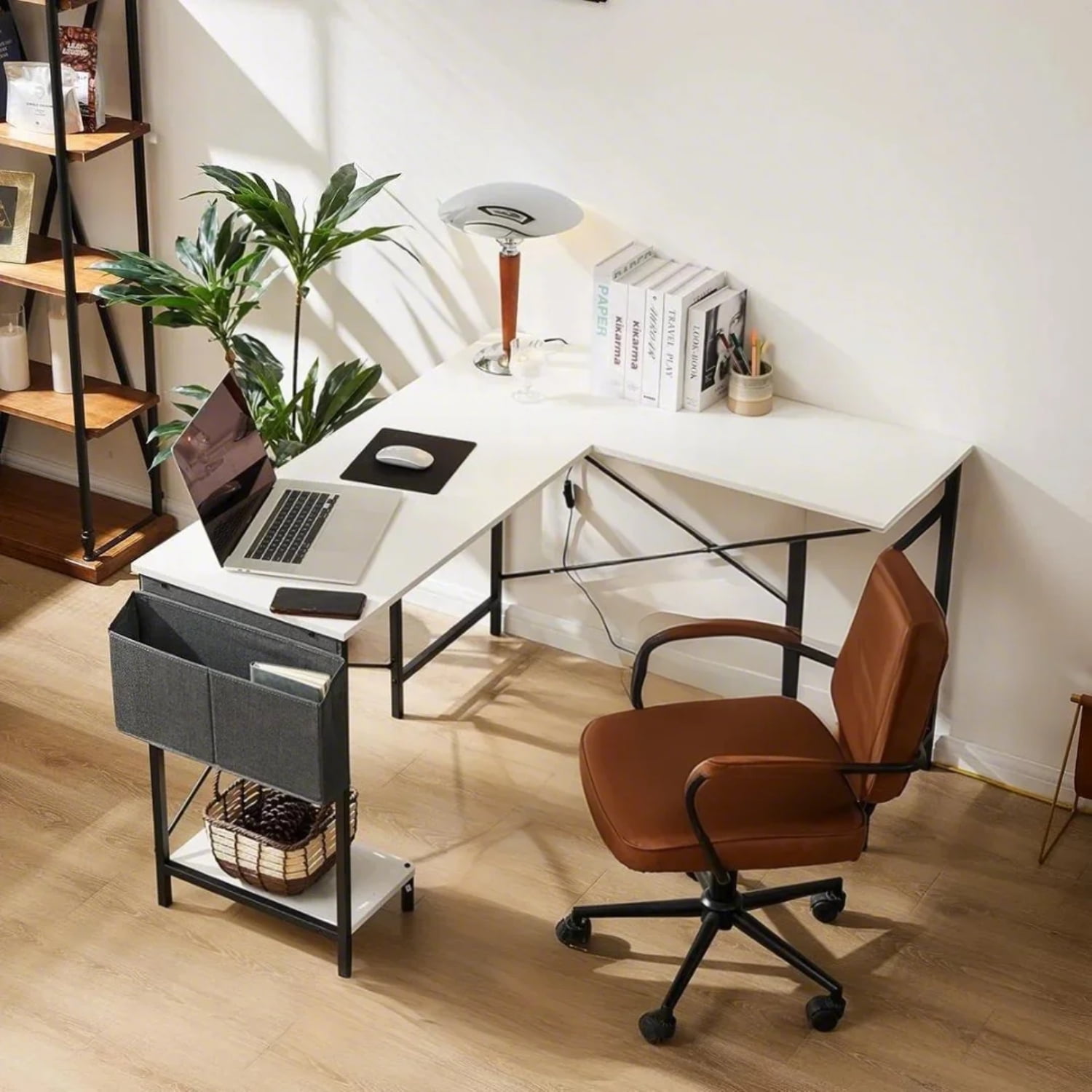 L Shaped Gaming Desk 50 Inch Corner Computer Desk, Reversible PC Office ...