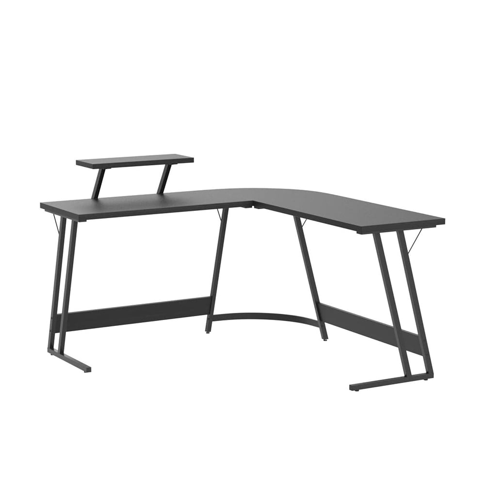 L Shaped Gaming Desk Computer Corner Desk PC Gaming Desk Table with ...