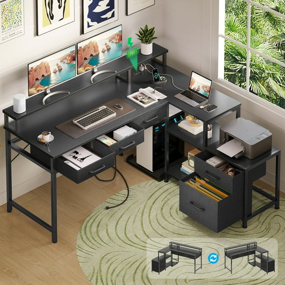 Tv Stand Computer Desk Combo
