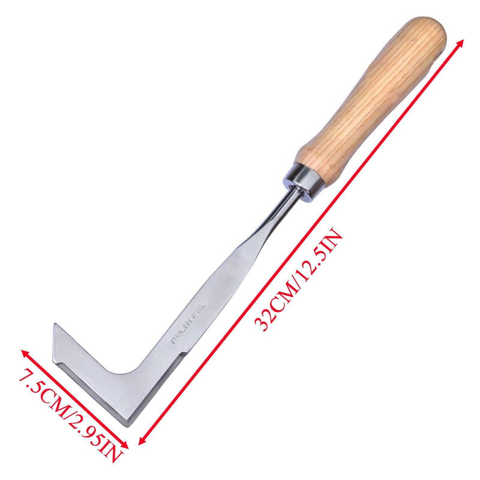 L Shaped Hand Crevice Weeder Root Remover Tool Outdoor Weeder Portable ...
