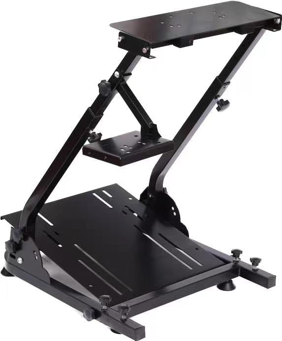 L-Shaped Racing Steering Wheel Stand-Black - Walmart.com