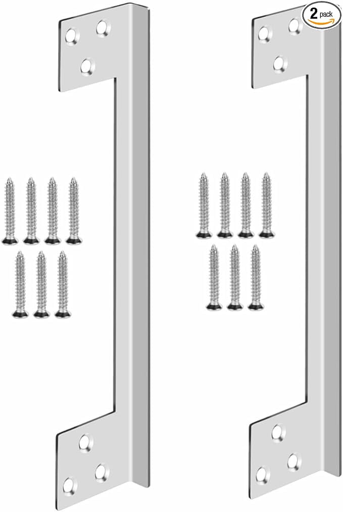 L-Shaped Security Reinforcement Striker Plates Stainless Steels ...