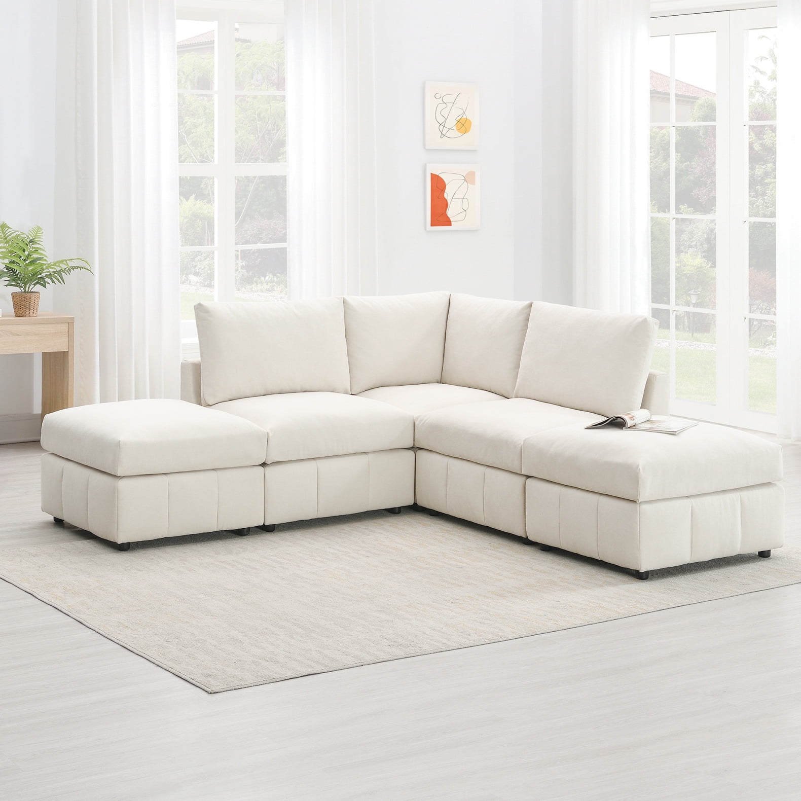 L-Shaped Sofa Couch, Various Combinations, Modern Upholstery Vertical ...