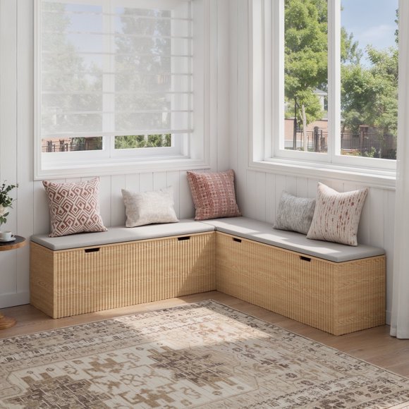 L Shaped Bench