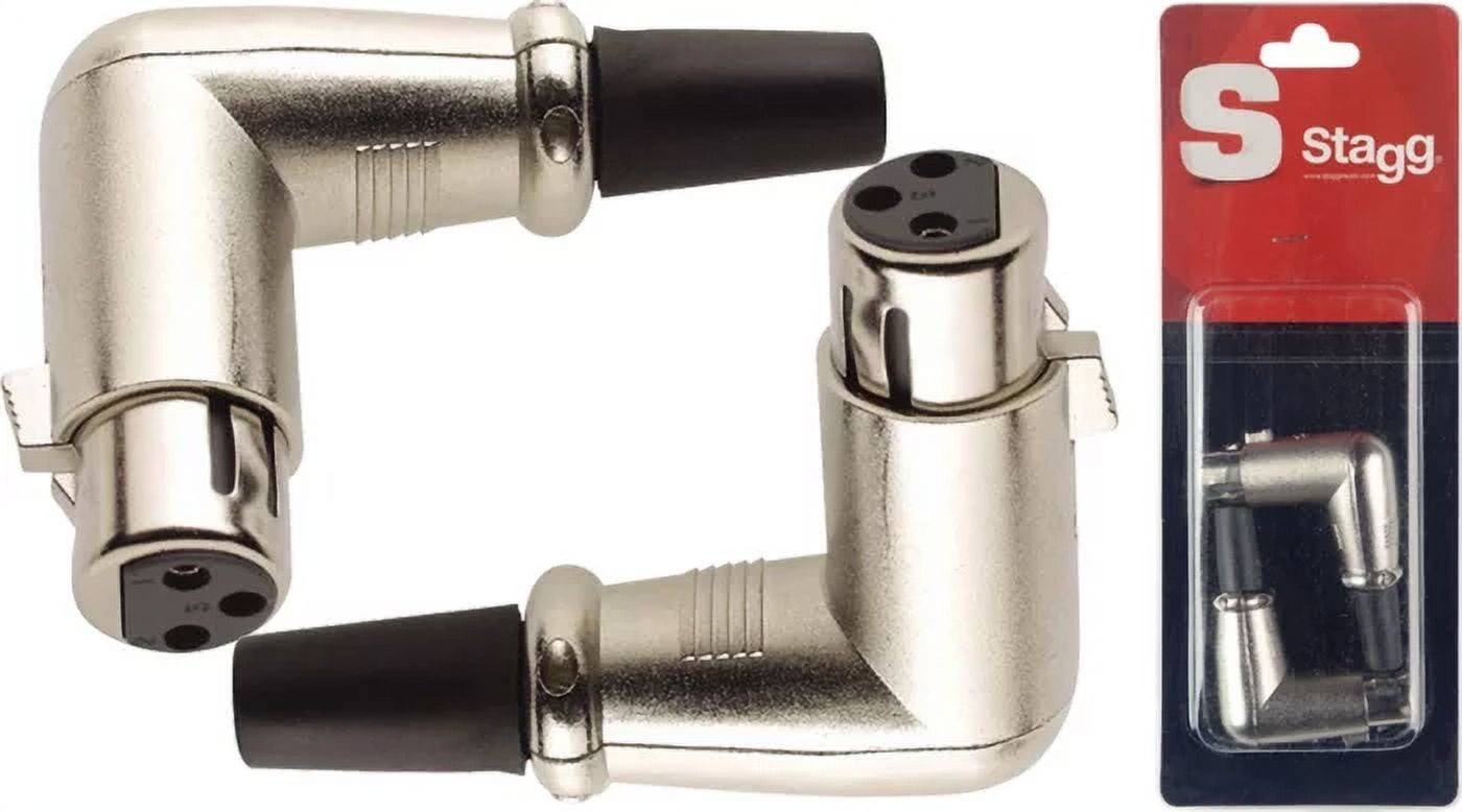 L-Shaped female XLR plug - 2 pcs - Walmart.com