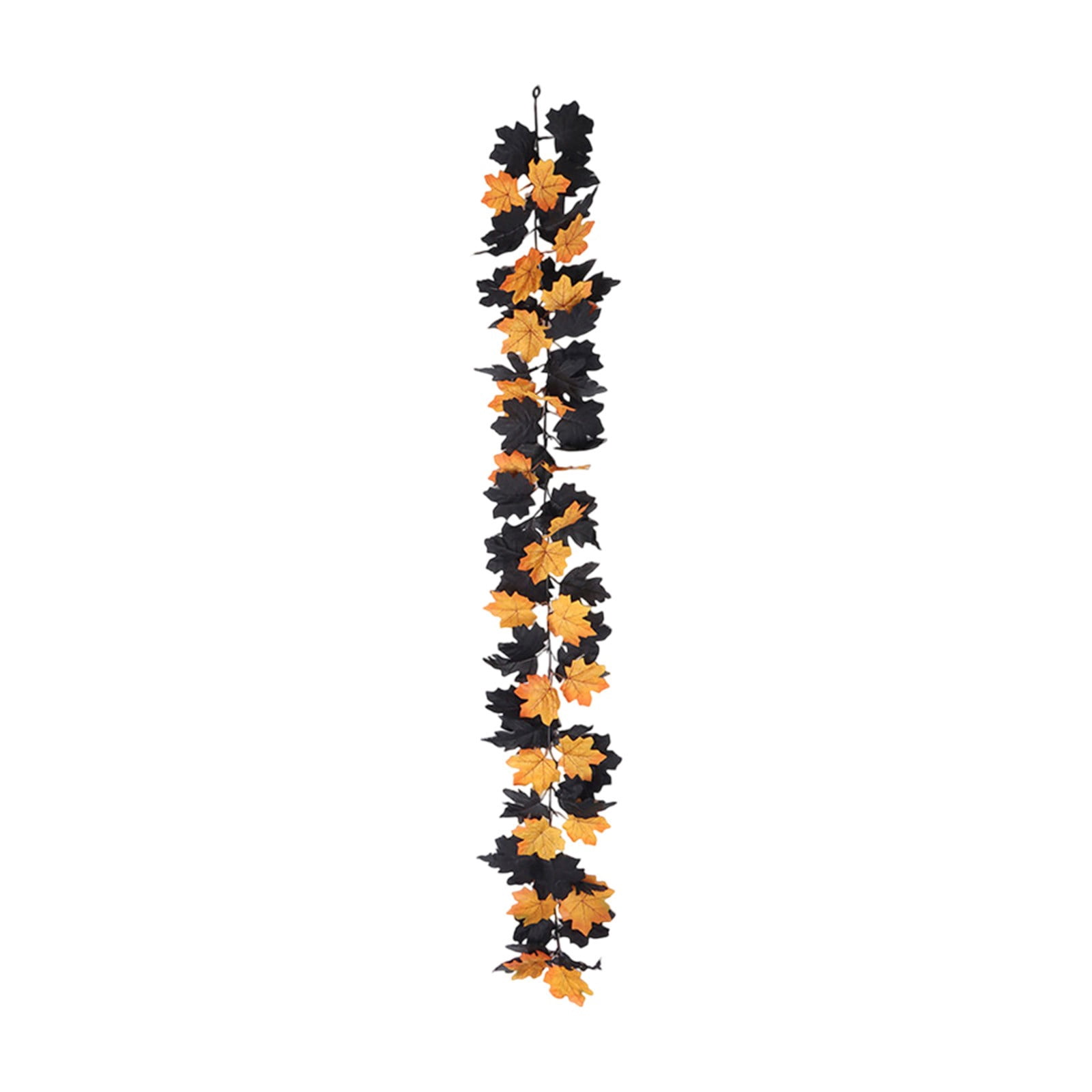 L Simulated Maple Leaf Vine Garland 39 Inches Halloween Thanksgiving ...