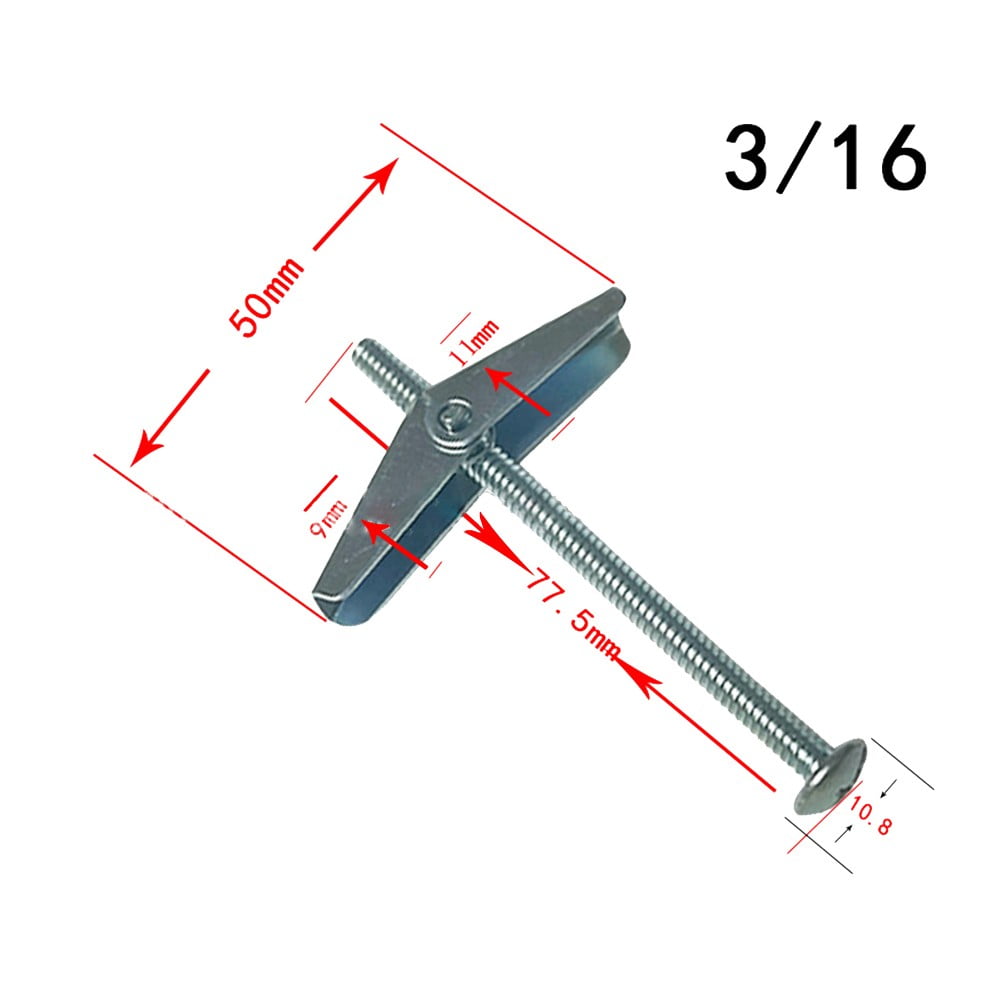 L Toggle Bolt Hollow Wall Anchor Umbrella Type Expansion Screw Aircraft ...