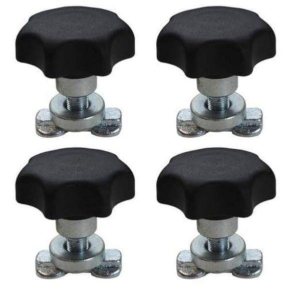 L Track Double Lug Threaded Stud Fitting with Knob 4 Pack - Walmart.com
