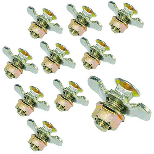L Track Fittings Accessories Bolts Threaded Double Stud Lug 10 Pack ...