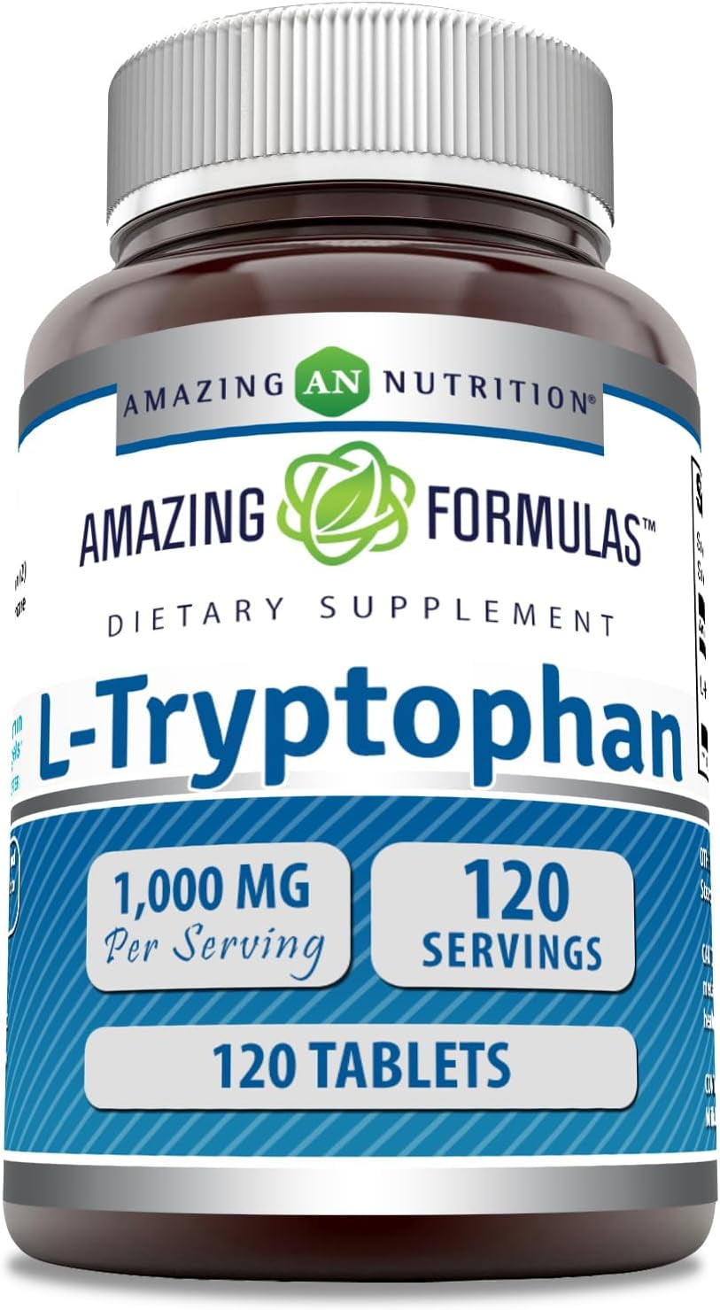 -Tryptophan 1000mg - Mood support for health food stores - Walmart ...