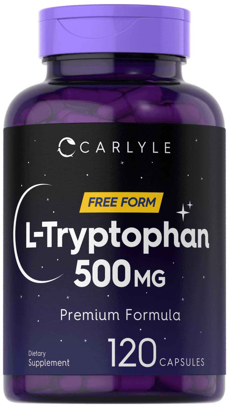 Carlyle, L-Tryptophan Supplement, 500mg, 120 Capsules - Walmart.com