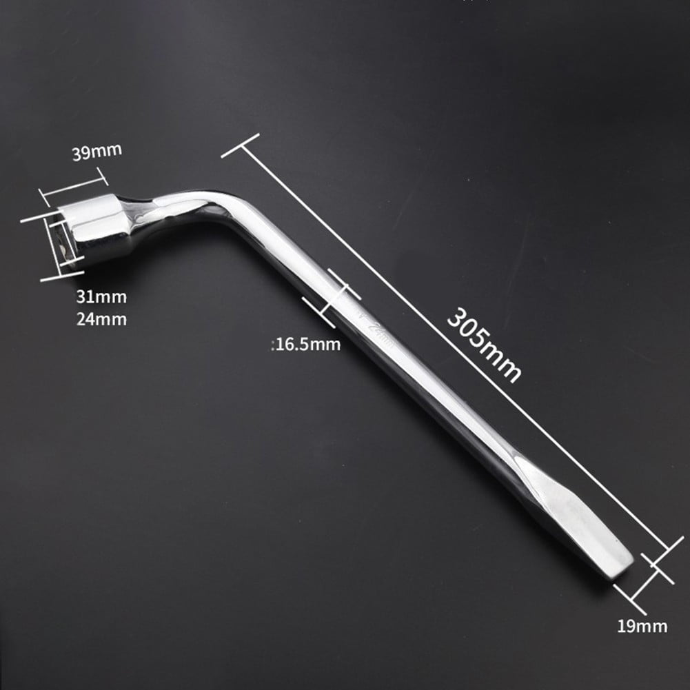 L Type 17 19 21 22 24Mm Car Truck Tire Wheel Lug Nut Wrench Hex Socket ...