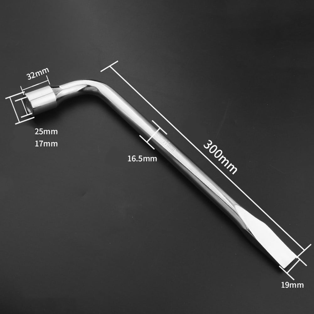 L Type 17 19 21 22 24mm Car Truck Tire Wheel Lug Nut Wrench Hex Socket ...