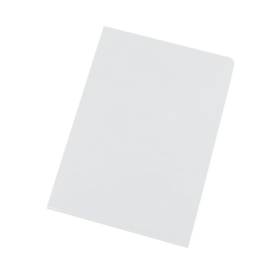 L-Type Plastic Folder Safe Project Pockets Transparent Clear Document ...