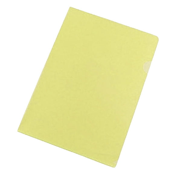 L-Type Plastic Folder Safe Project Pockets Transparent Clear Document ...