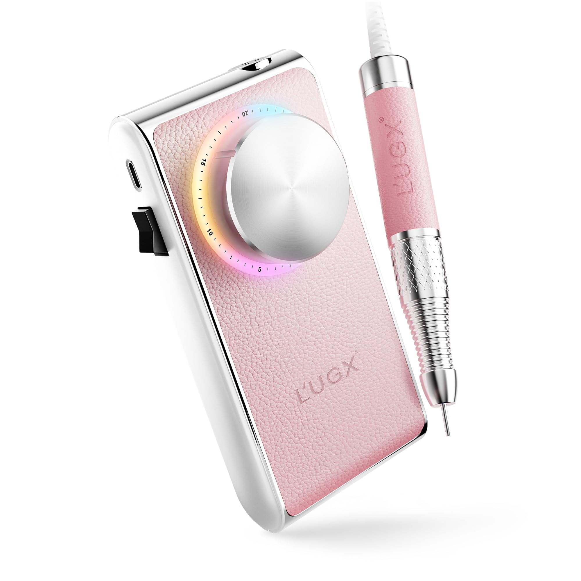 L'UGX Professional Nail Drill MMF7 30000 RPM, Cordless Rechargeable ...