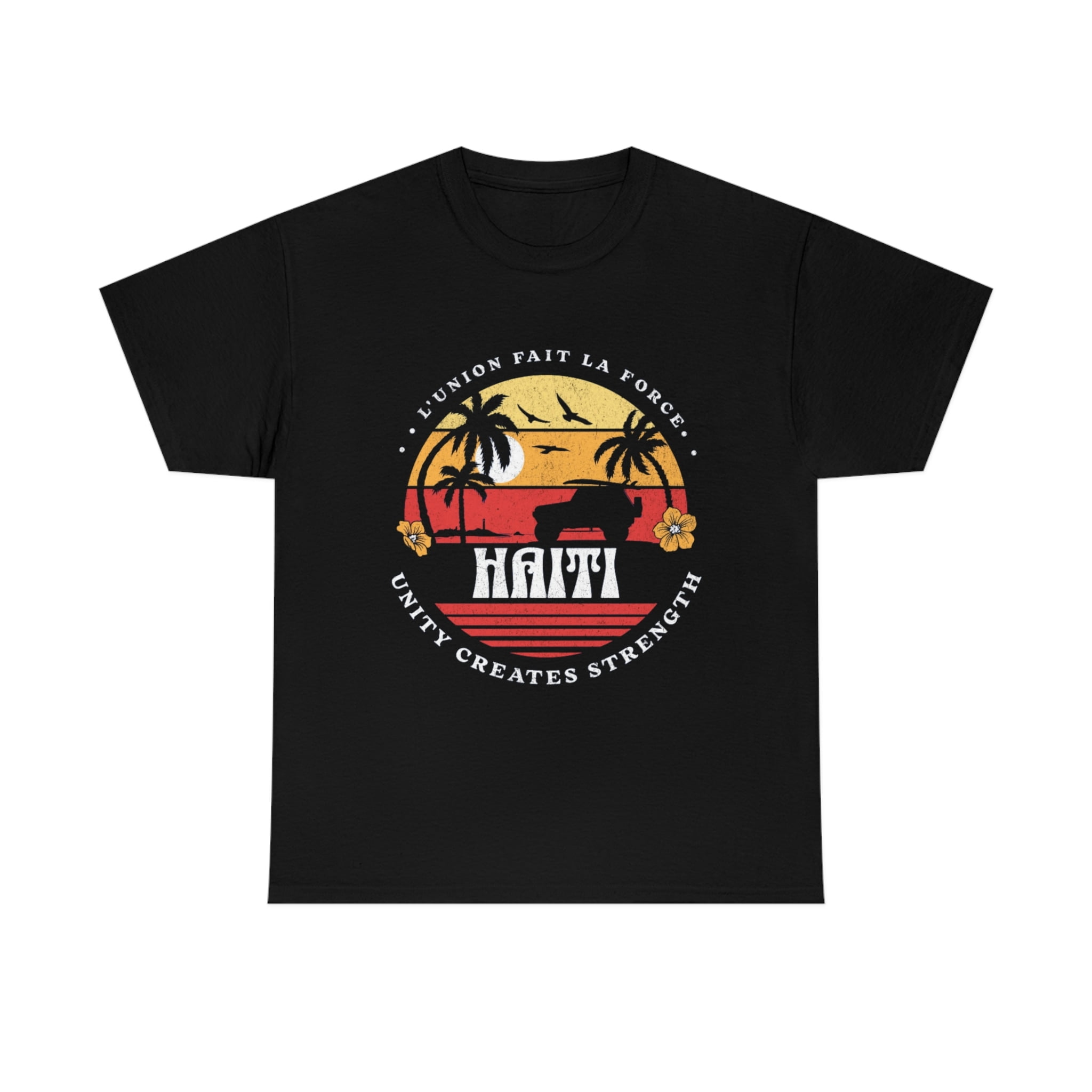 L'Union La Force Unity Creates Strength Haiti Independence Haitian Flag ...