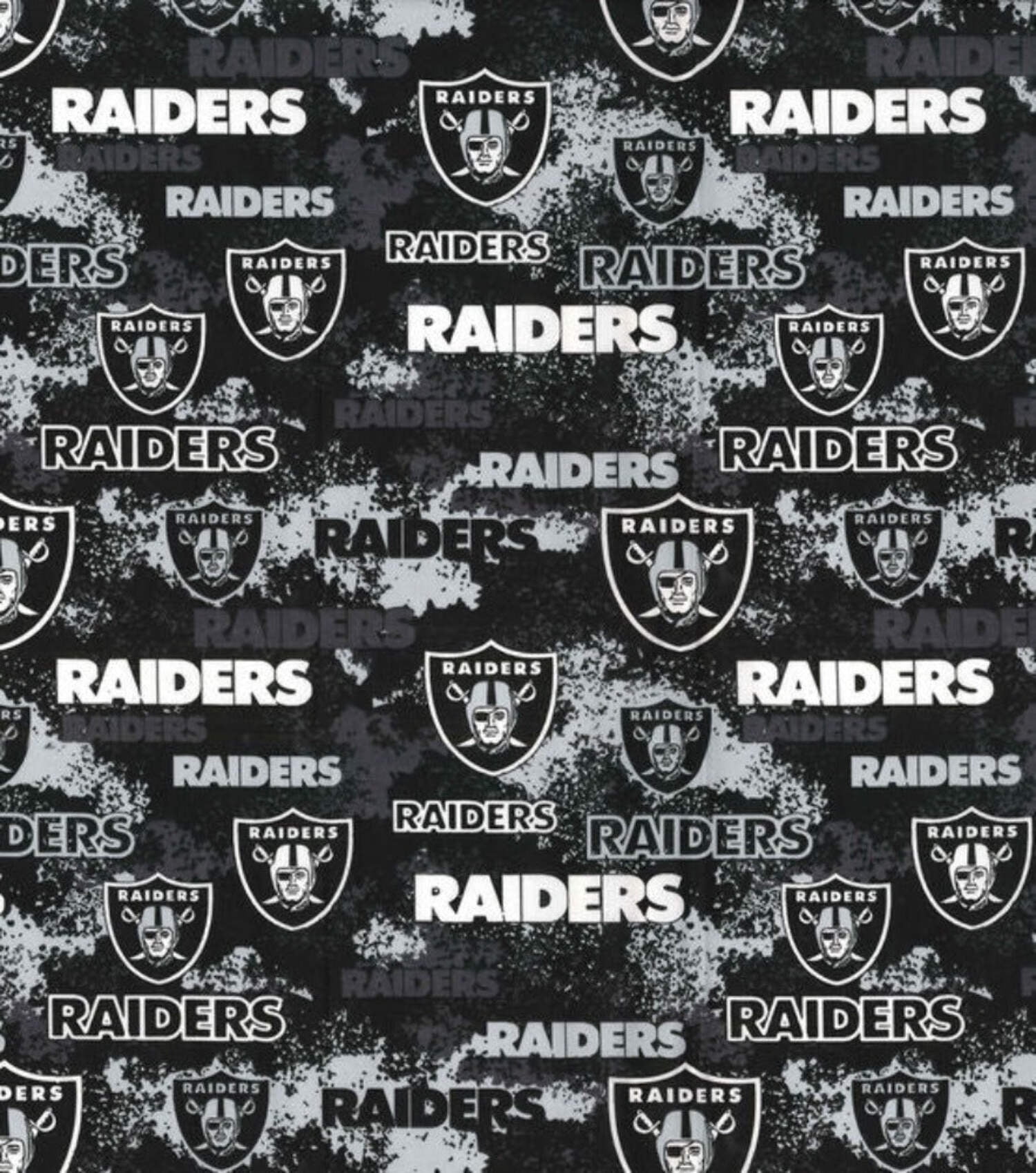 L.V. Raiders Distressed Cotton Fabric - Walmart.com