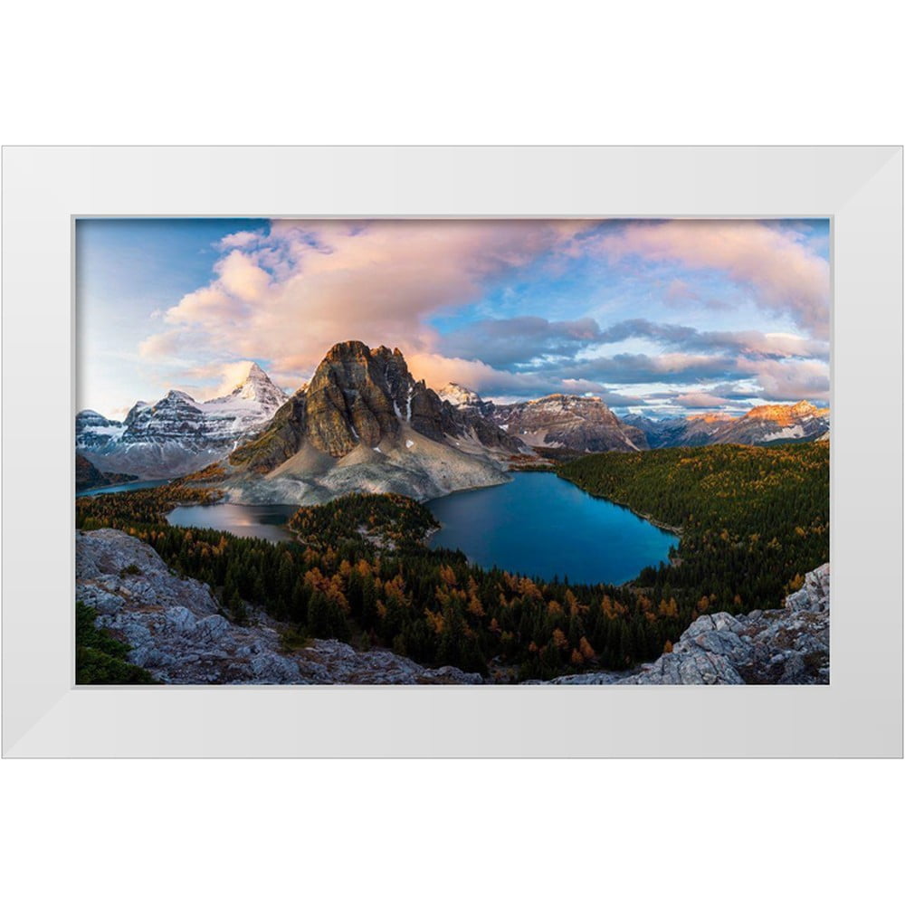 L. Zhang, Jenny 24x16 White Modern Wood Framed Museum Art Print Titled ...