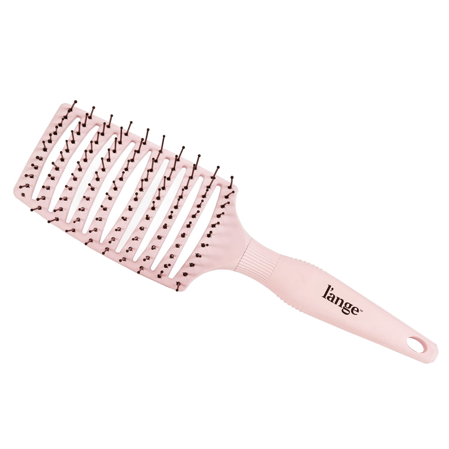 L'ange Hair SIENA WIDE Brush - Pink Volumizing & Blow Drying Detangler ...