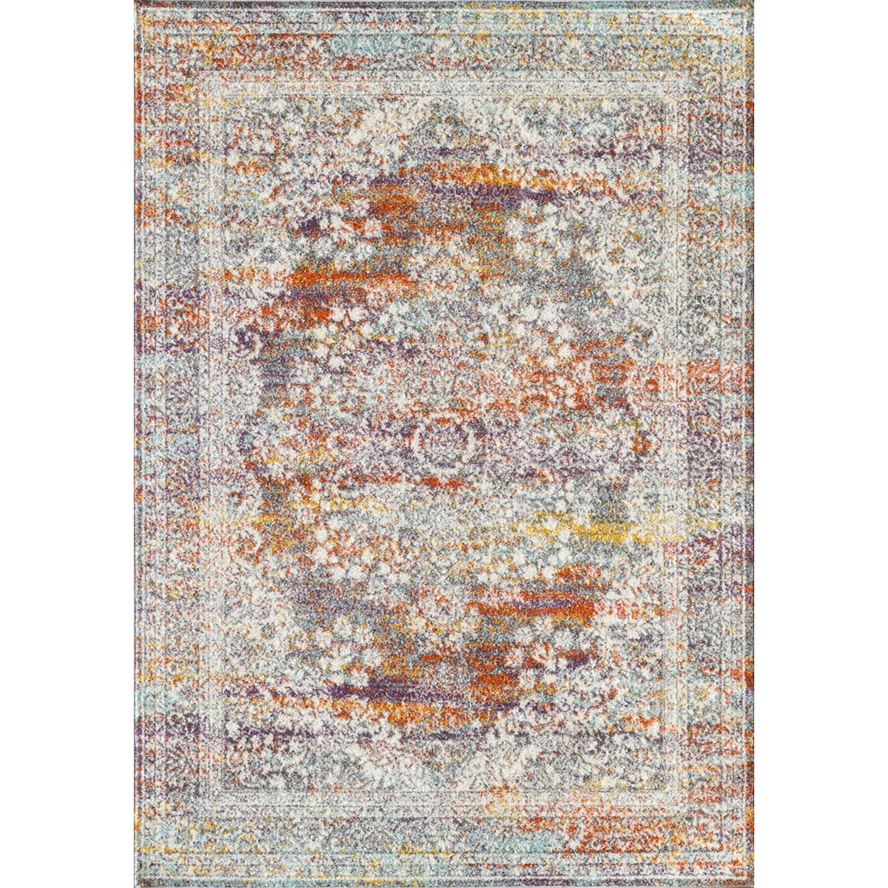 L'baiet Home Collection L'Baiet Kira Multicolor Oriental 8' x 10' Rug ...