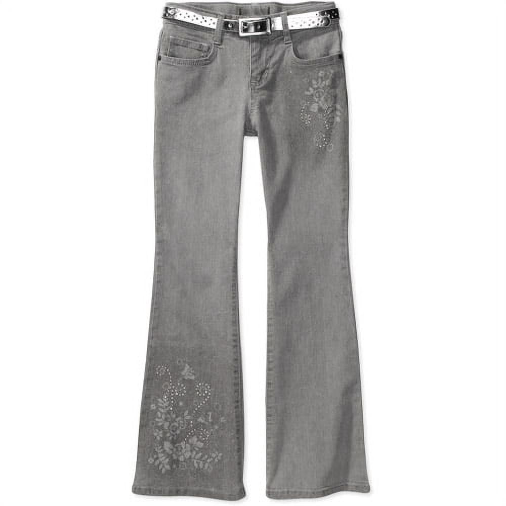 L.e.i. - Girls' Shiloh Flared Glitter Jeans - Walmart.com