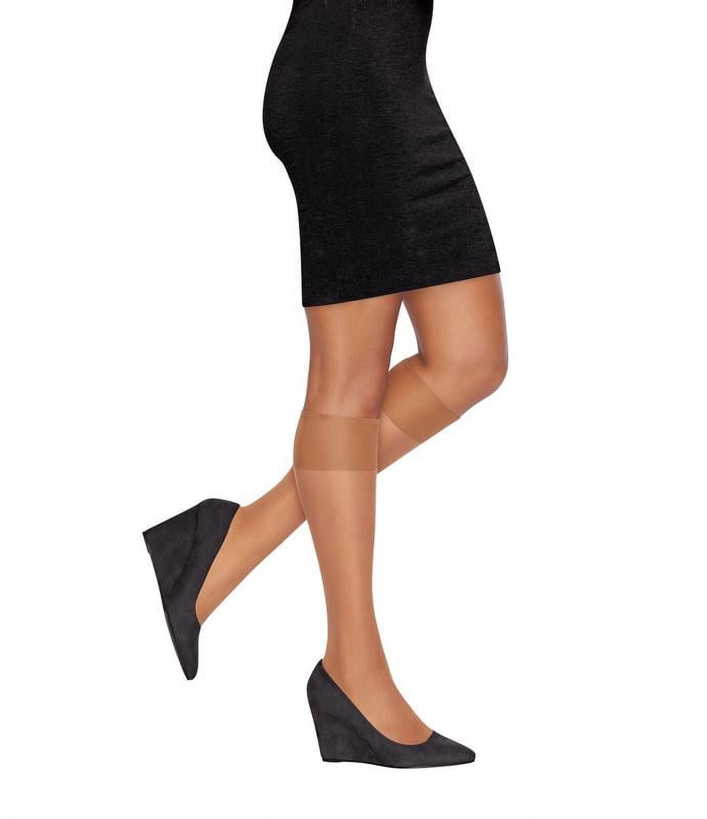 L'eggs Brand Everyday Women's Nylon Knee Highs Stockings Sheer Toe, 10 ...