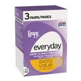L'eggs Everyday Sheer-To-Waist Pantyhose, 3 Pair Pack, Classic Fit ...
