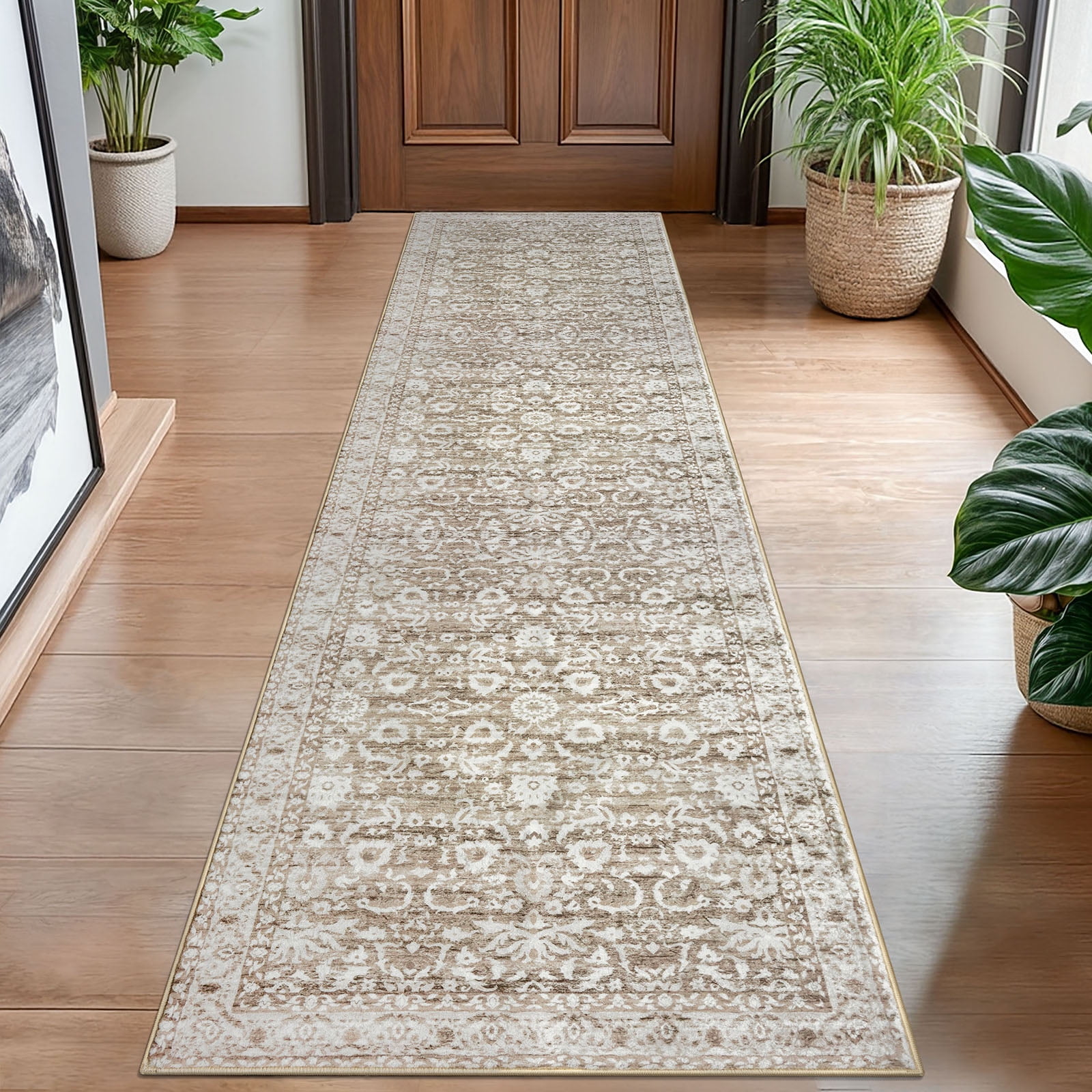 Suelur Runner Rugs for Hallway 2x8 Washable Kitchen Runner Rug Non-Slip ...