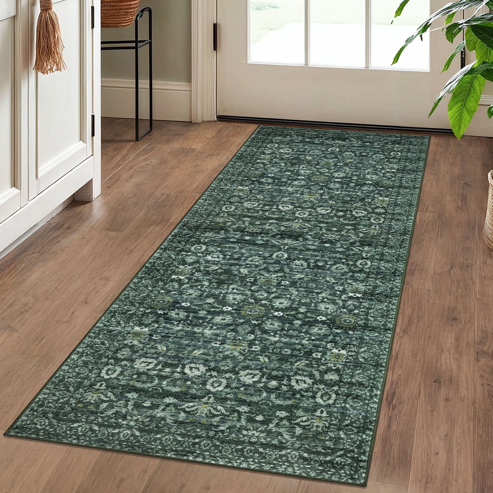 Suelur Washable 2x5 Runner Rug for Hallways Non Slip Rug Runners ...