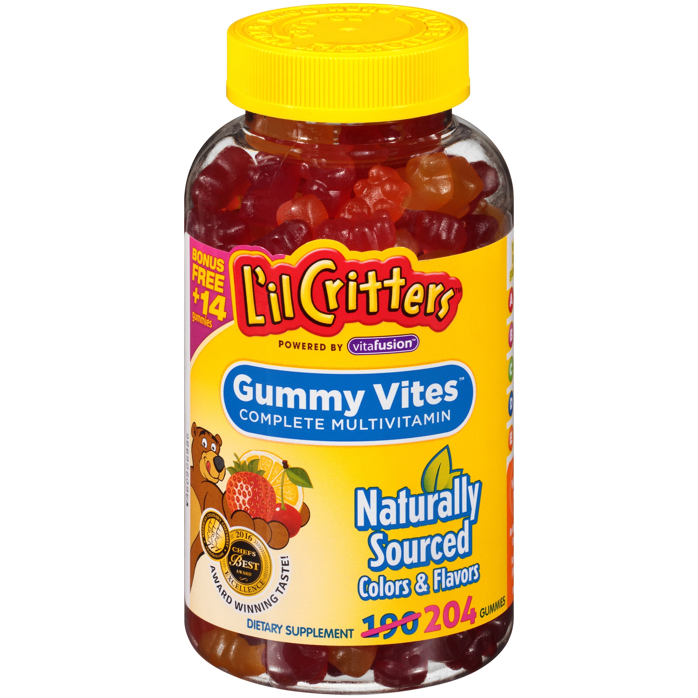 L'il Critters Gummy Vites Complete Multivitamin, 204 Count - Walmart.com
