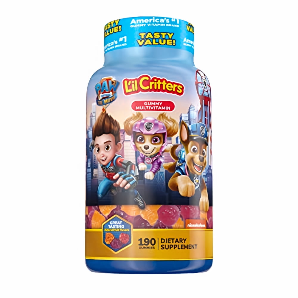 L'il Critters Paw Patrol Multivitamin Dietary Supplements (Pack of 5 ...