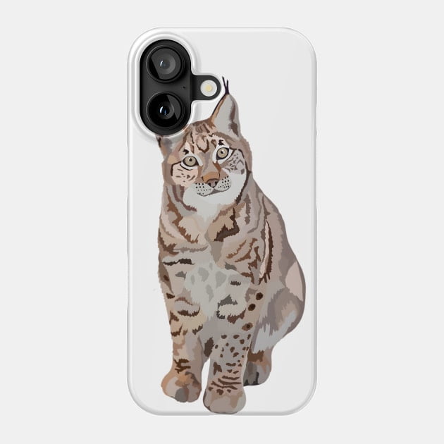 L is for Lynx Alphabet Animal Learning Graphic Case for iPhone 11,12,13 ...