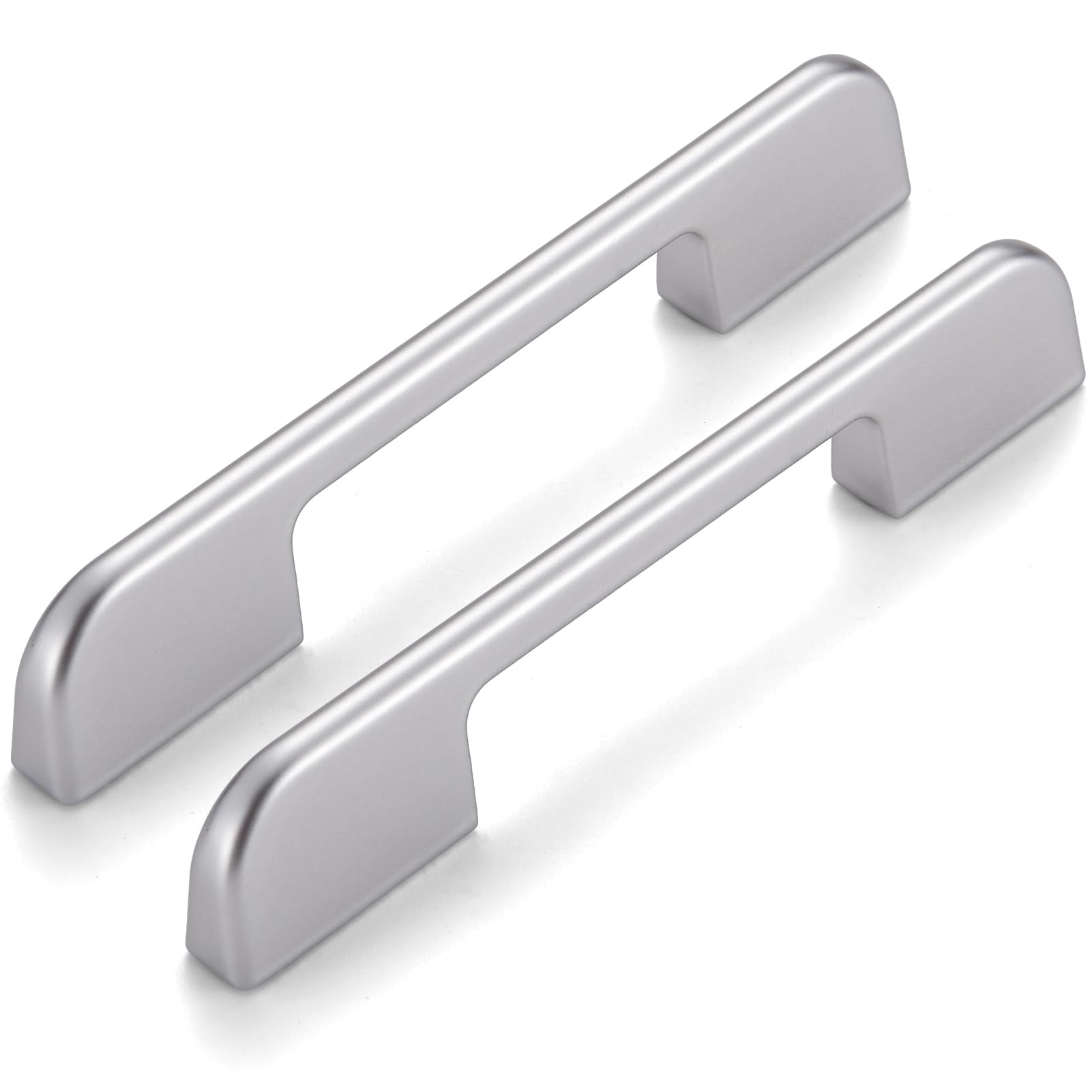 L&lonpa 30 Pack Silver Cabinet Handles-5 inch/128mm Screw Spacing ...