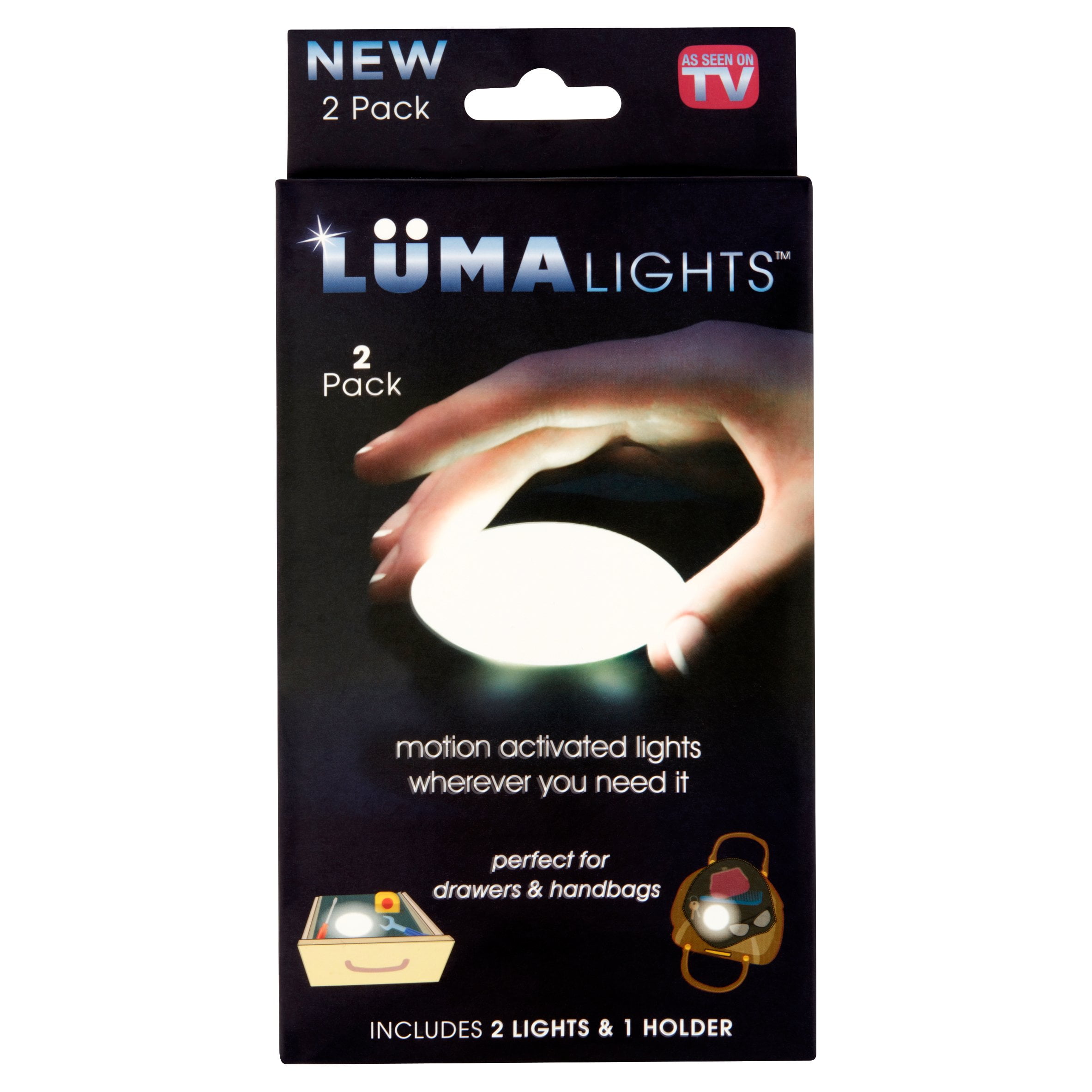 Lüma Lights Motion Activated Lights, 2 pack - Walmart.com