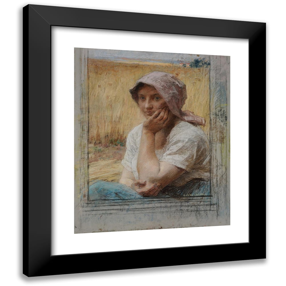 Léon Augustin Lhermitte 12x14 Black Modern Framed Museum Art Print ...