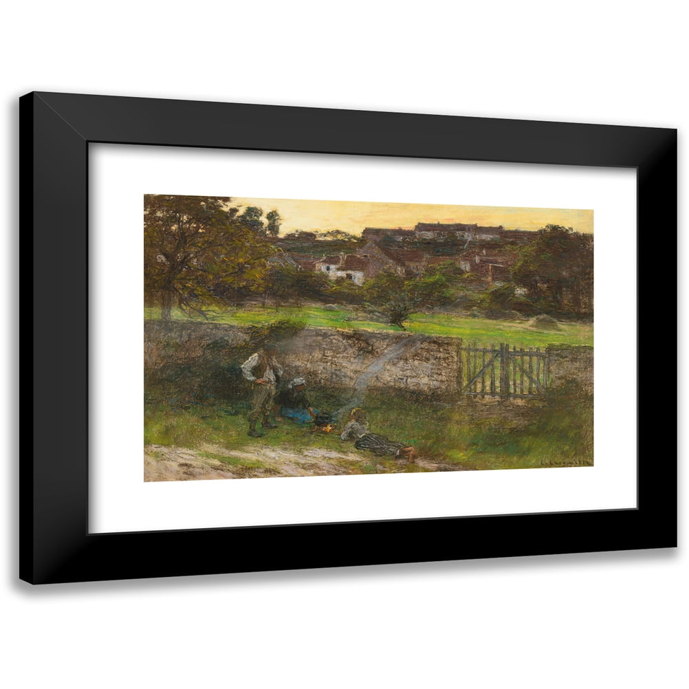 Léon Augustin Lhermitte 14x11 Black Modern Framed Museum Art Print ...