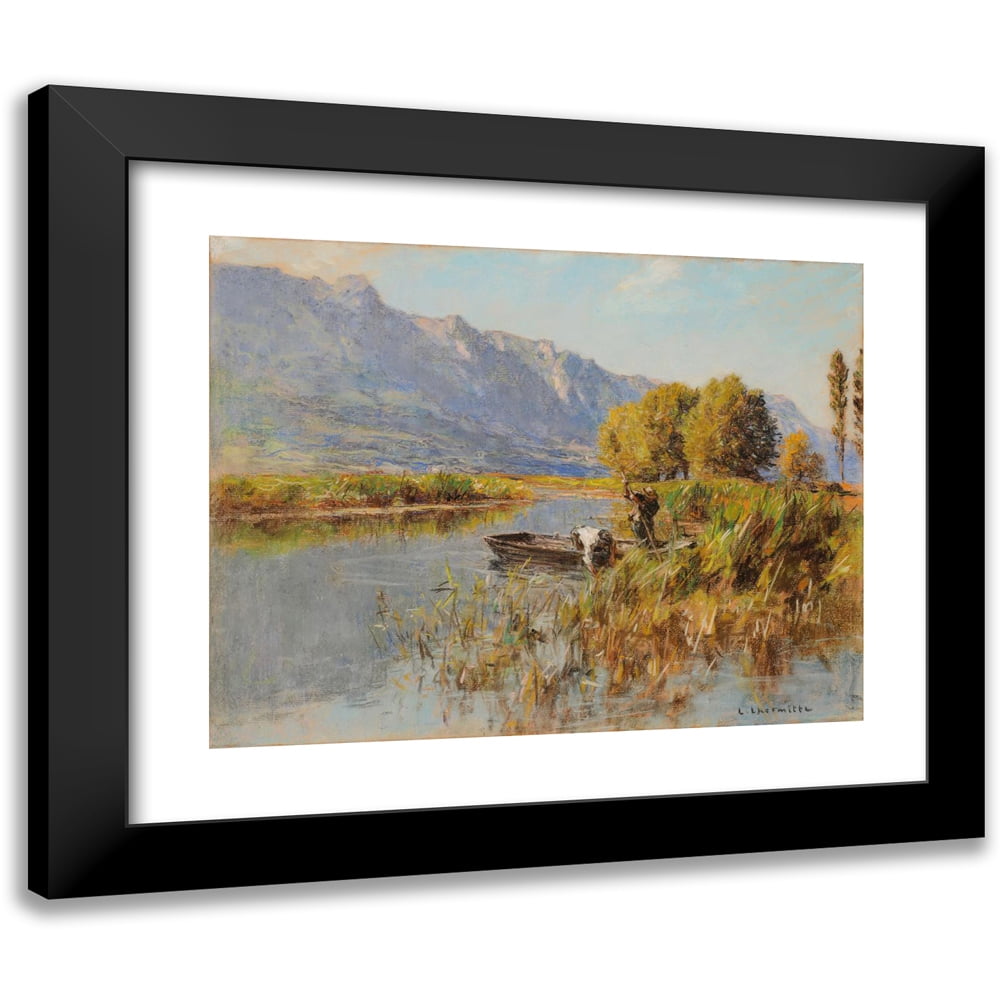 Léon Augustin Lhermitte 14x12 Black Modern Framed Museum Art Print ...