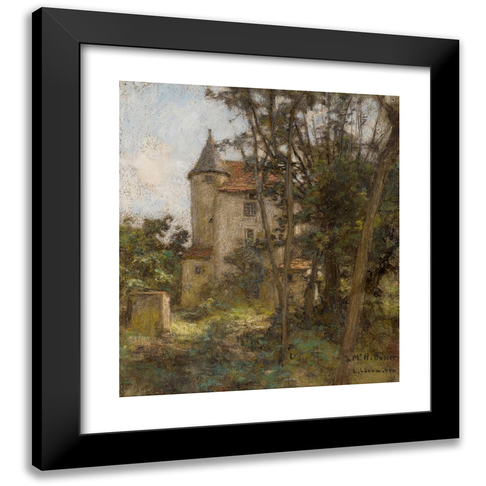 Léon Augustin Lhermitte 20x22 Black Modern Framed Museum Art Print ...