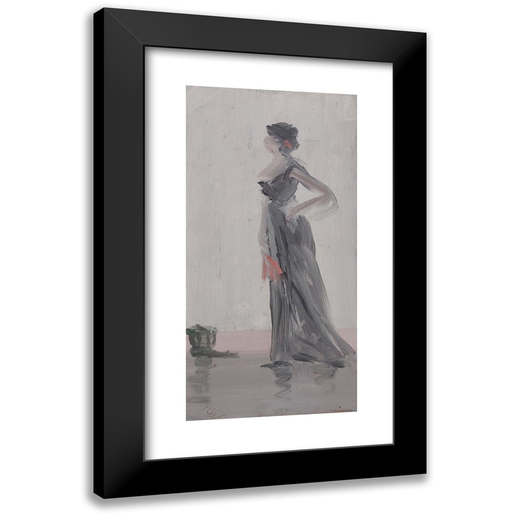Léon Dabo 11x18 Black Modern Framed Museum Art Print Titled - Standing ...