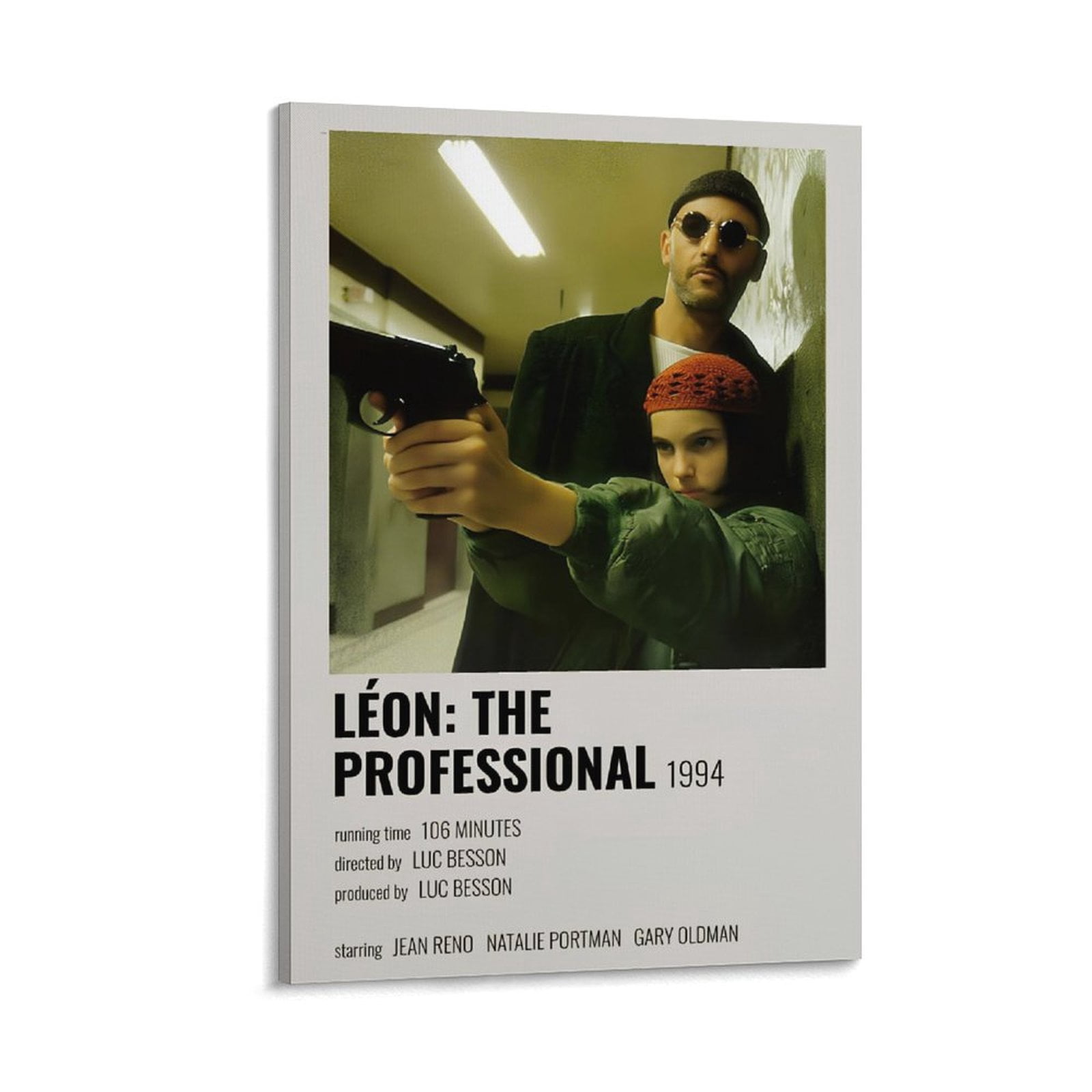 Léon The Professional Classic Movie Poster (8) Canvas Wall Art Poster ...