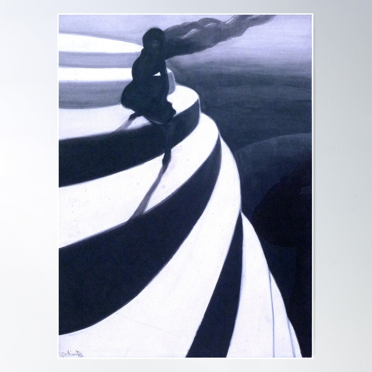 Léon Spilliaert - Vertigo - The Dizziness - De Duizeling Poster Wall ...